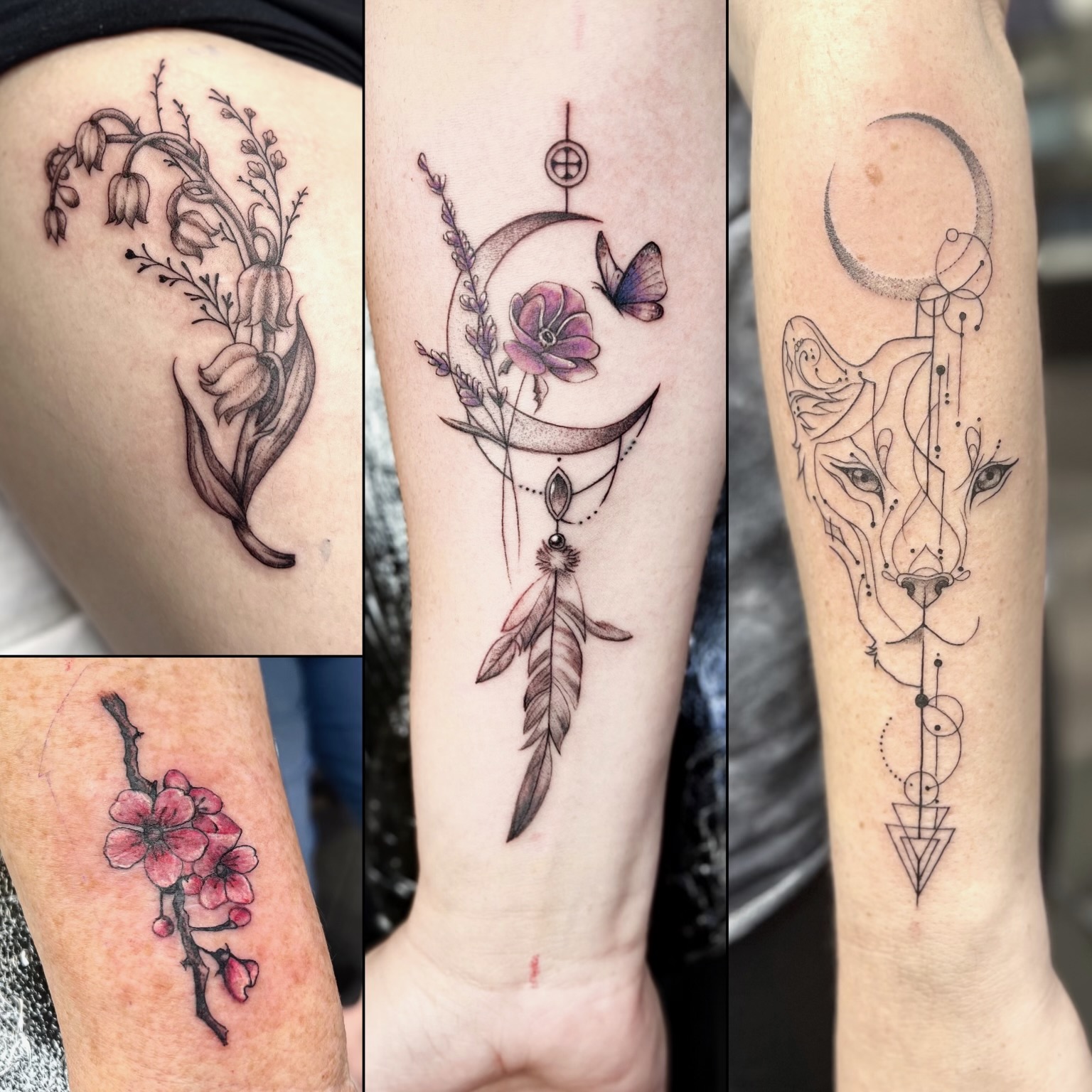 Rose dream catcher tattoo - Bronctattooaus.com